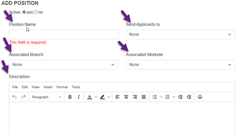 How to add a position. - Interview Magic