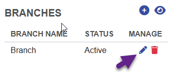 How to edit your branches active status - Interview Magic