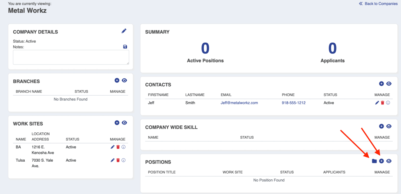 How to add a position. - Interview Magic