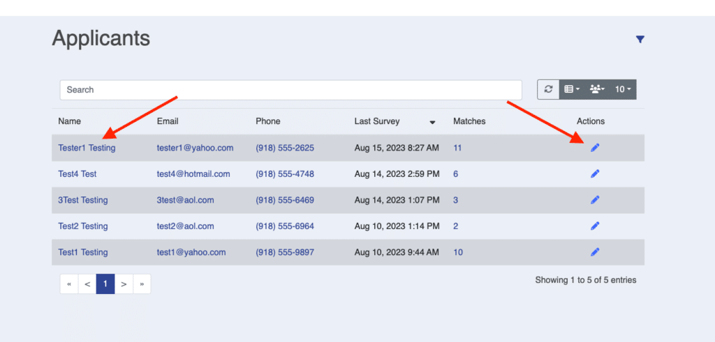 How to View applicants - Interview Magic